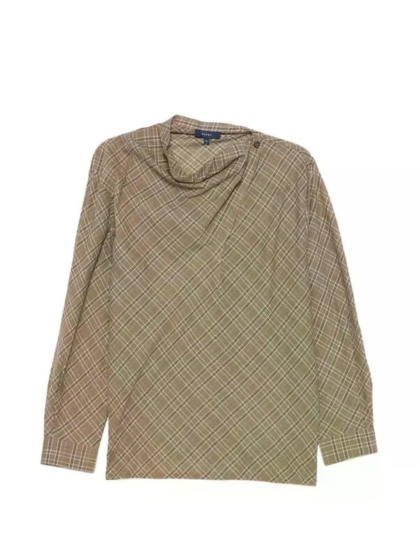 Soeur Irving Check-pattern Blouse