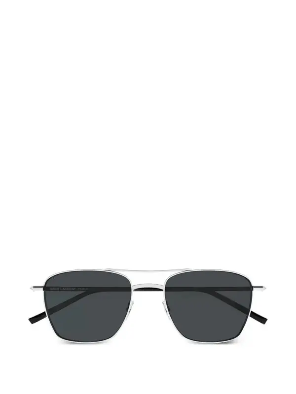 Saint Laurent Pilot-frame Sunglasses - Silver