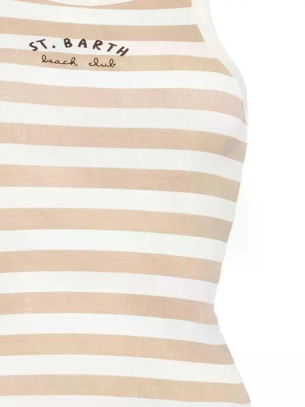 MC2 SAINT BARTH Ada Striped Ank Top