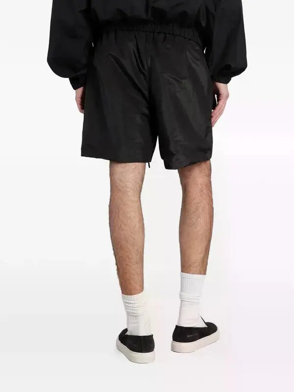 Fear Of God Crinkled Texture Wide Leg Drawstring Shorts