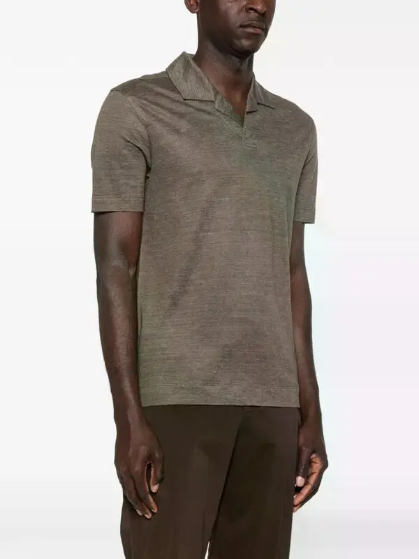 Zegna Short-sleeve Polo Shirt - Green