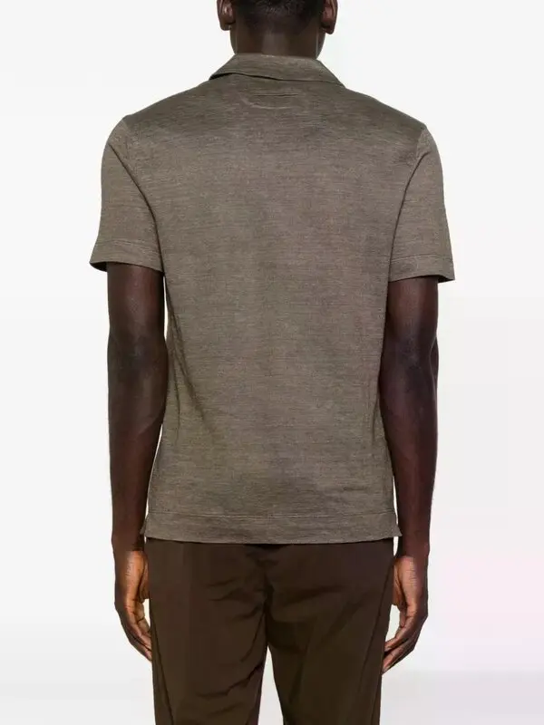 Zegna Short-sleeve Polo Shirt - Green
