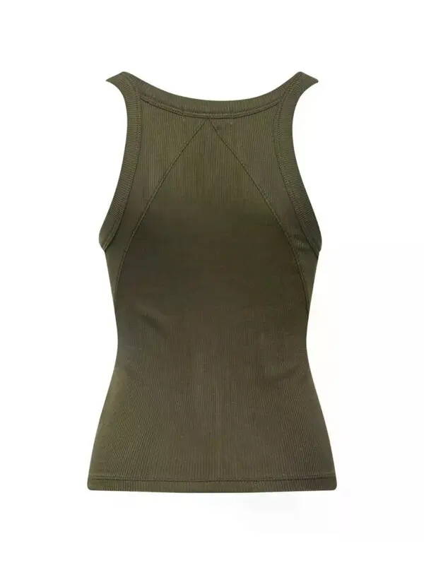 Rag & Bone Luca Ribbed-knit Tank Top - Green