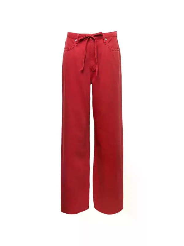 Rag & Bone Phoebe Wide-leg Jeans - Red