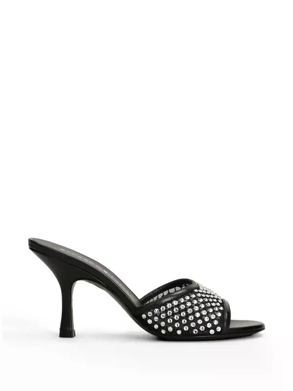 STUART WEITZMAN Crystal-embellished Stiletto Sandals