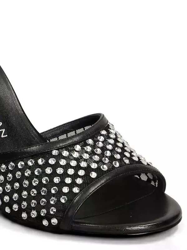 STUART WEITZMAN Crystal-embellished Stiletto Sandals