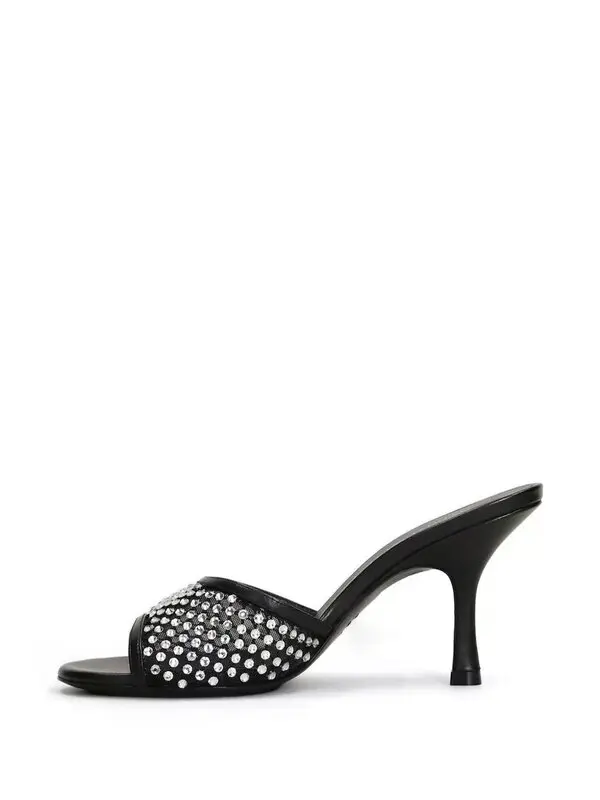 STUART WEITZMAN Crystal-embellished Stiletto Sandals
