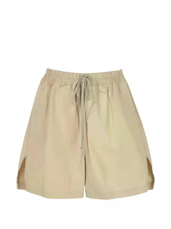 Rick Owens Temple Drawstring Side-slit Boxers - Neutrals