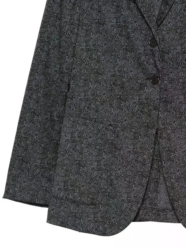 ROMEO GIGLI 1990s Floral-print Blazer