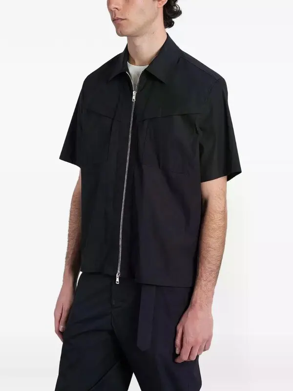 LOW BRAND S162 Zip-fastening Shirt