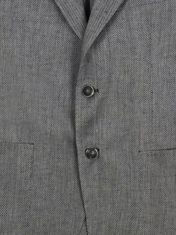 Tagliatore Herringbone Peak-lapel Blazer
