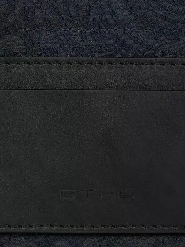Etro Leather-trimmed Paisley Pouch