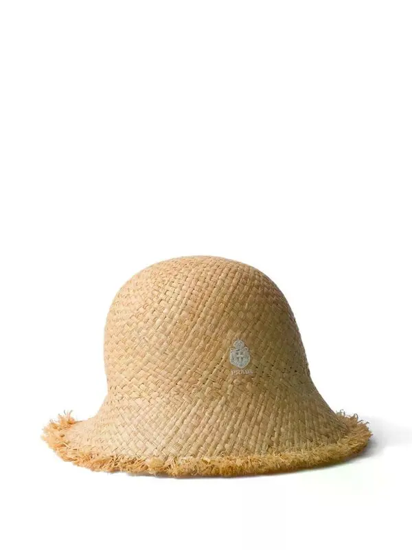 Prada Raffia Hat - Neutrals