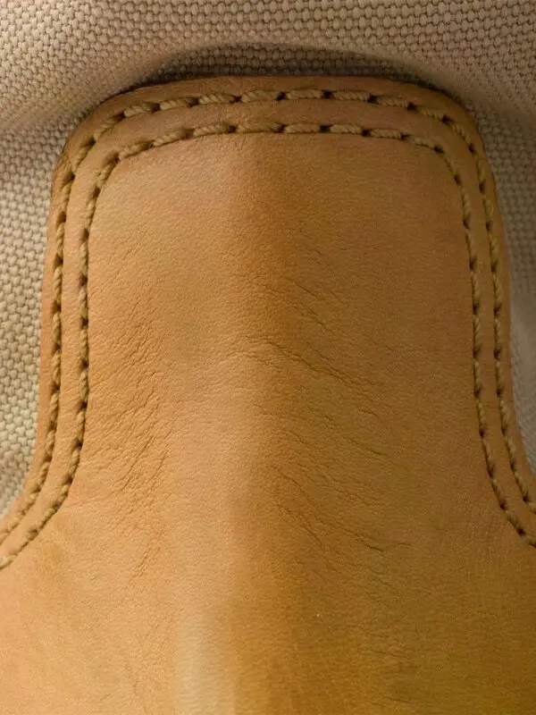 Prada Leather And Canvas Mid-calf Boots