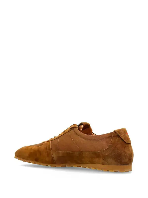 AeydĒ Uma Suede Paneled Lace-up Sneakers