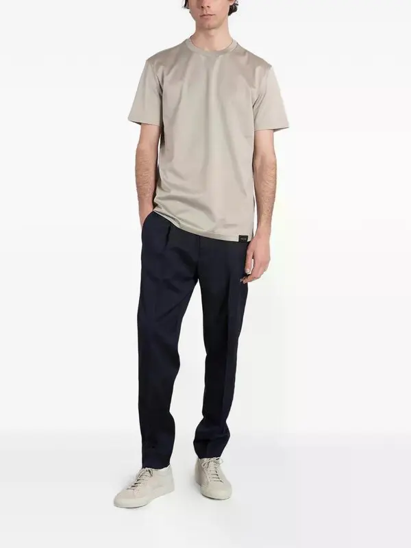 LOW BRAND Logo-patch T-shirt
