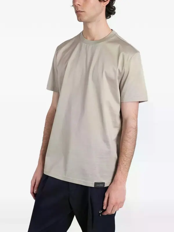 LOW BRAND Logo-patch T-shirt