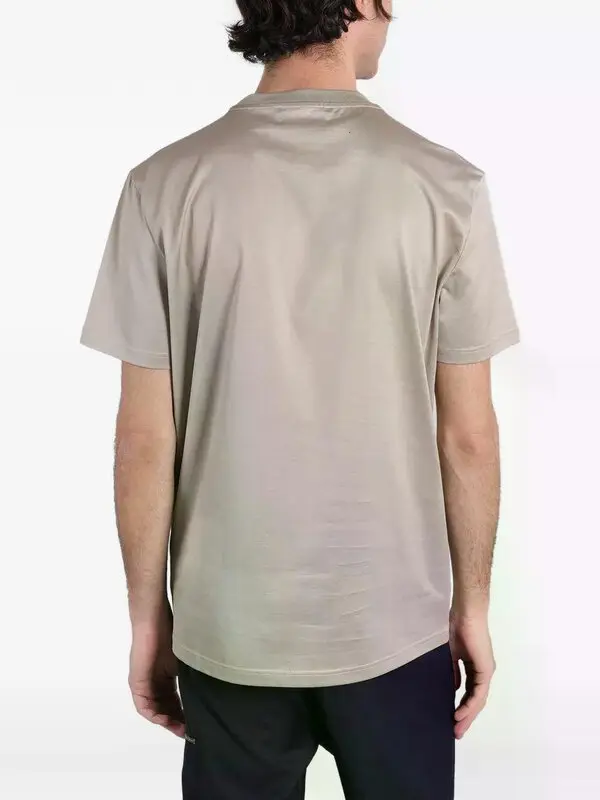 LOW BRAND Logo-patch T-shirt