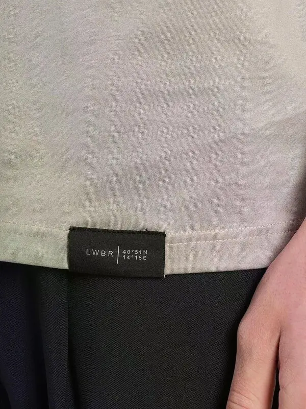 LOW BRAND Logo-patch T-shirt