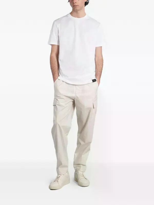 LOW BRAND Elasticated-waist Cargo Pants - Neutrals