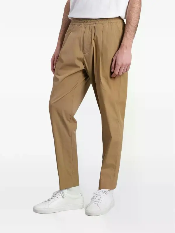 LOW BRAND Pleated Elasticated-waistband Trousers