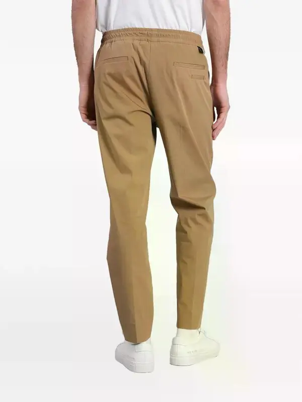 LOW BRAND Pleated Elasticated-waistband Trousers