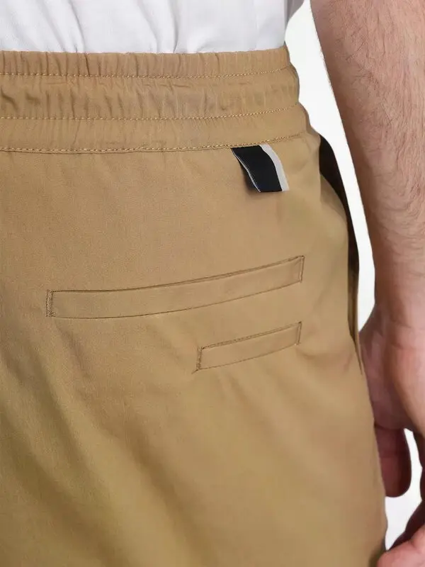 LOW BRAND Pleated Elasticated-waistband Trousers
