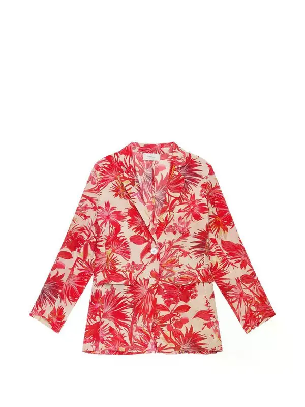 Malìparmi Printed Blazer - Red