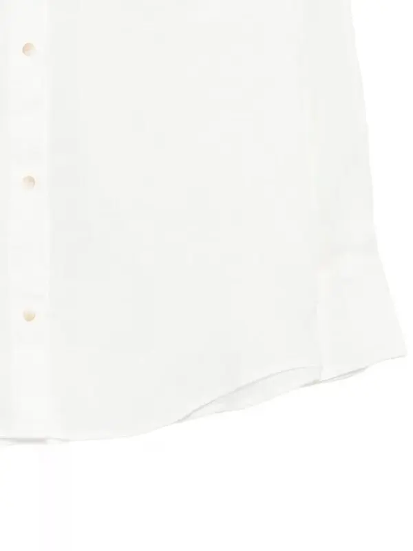 MC2 SAINT BARTH Logo-embroidered Button-up Shirt