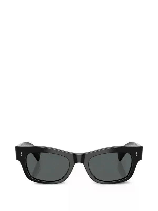 Oliver Spencer Rectangle-frame Sunglasses - Black