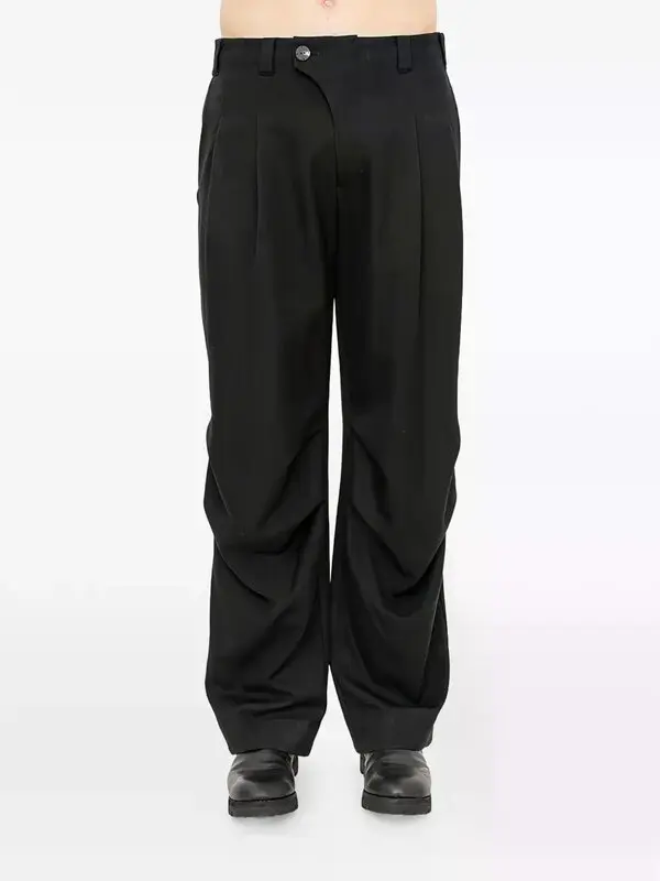 DEVOA Wool Trousers - Black