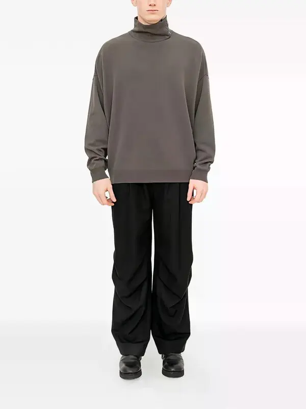 DEVOA Wool Trousers - Black