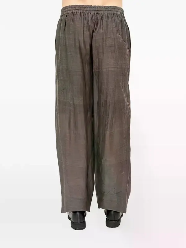 DEVOA Silk Wide Leg Trousers
