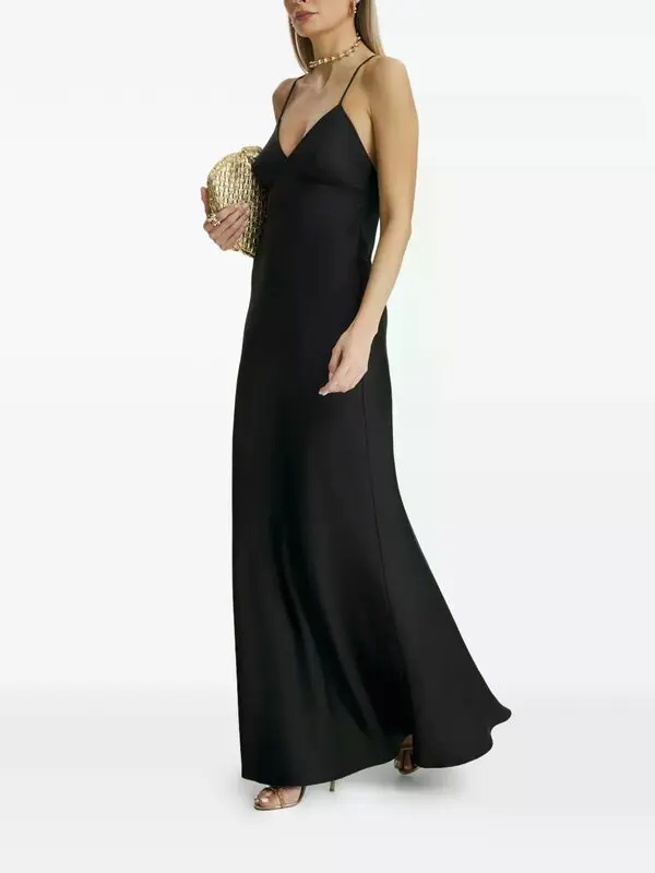 IL VOLO Isla Cross-strap Dress - Black