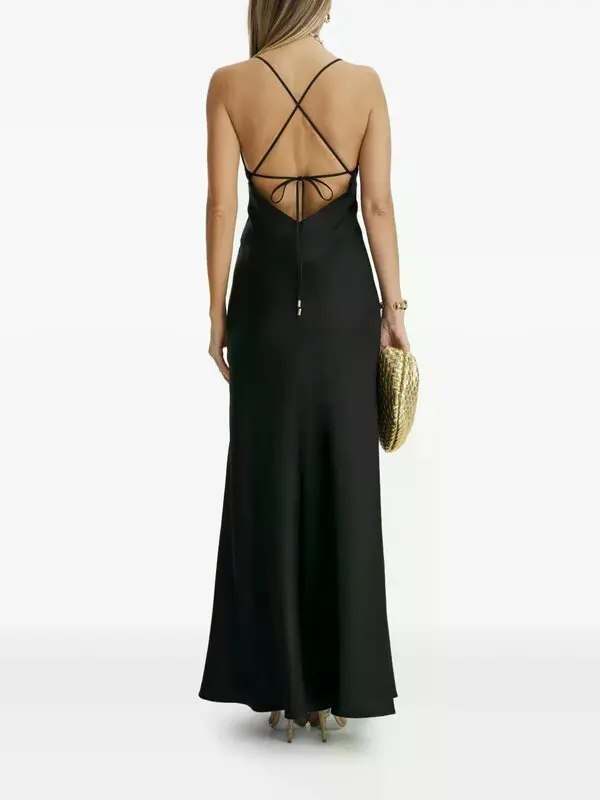 IL VOLO Isla Cross-strap Dress - Black