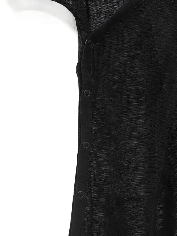 Paloma Wool Olimpia Sheer Wrap T-shirt - Black