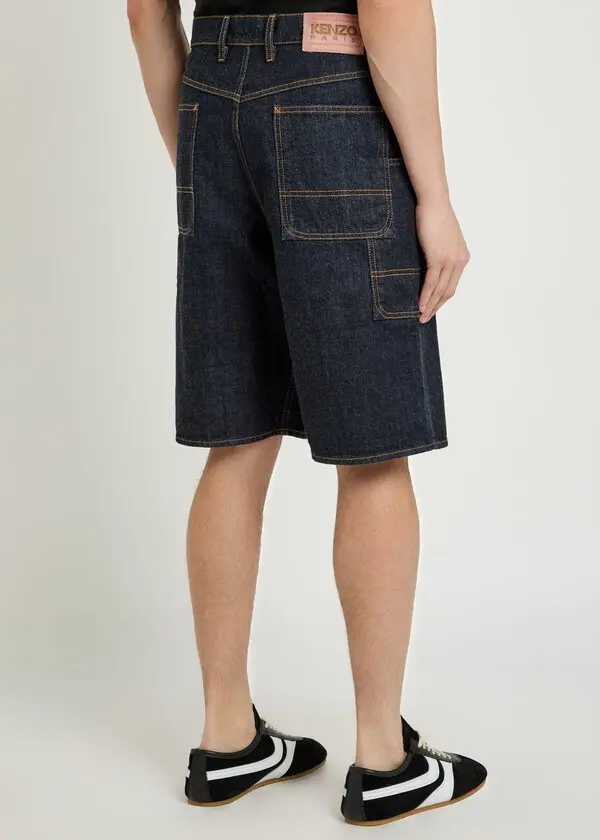 Kenzo Cargo Denim Shorts