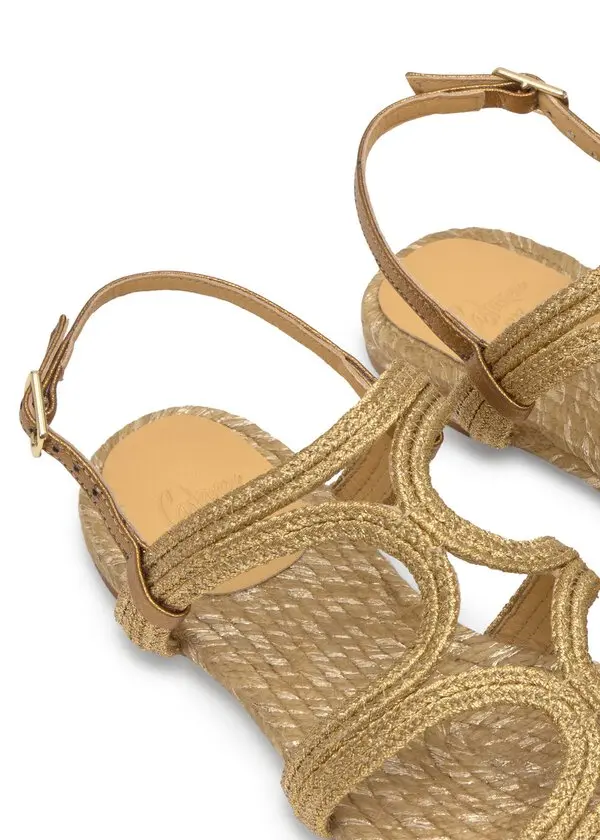 CastaÑer Pitra Raffia Sandals