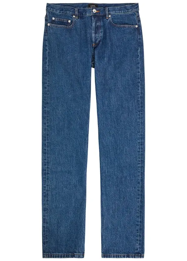 A.p.c. Straight-leg Denim Jeans - Blue