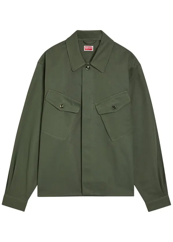 Kenzo Cotton-twill Overshirt