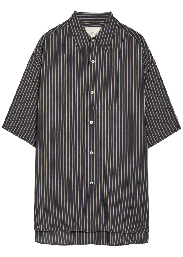 Studio Nicholson Sorono Striped Woven Shirt