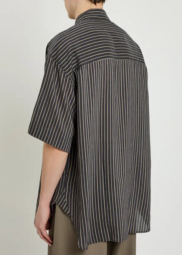 Studio Nicholson Sorono Striped Woven Shirt