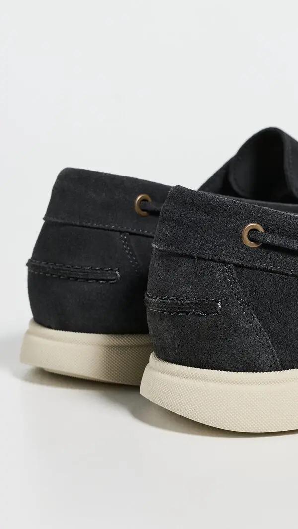 BOSS Sienne Suede Boat - Dark Grey