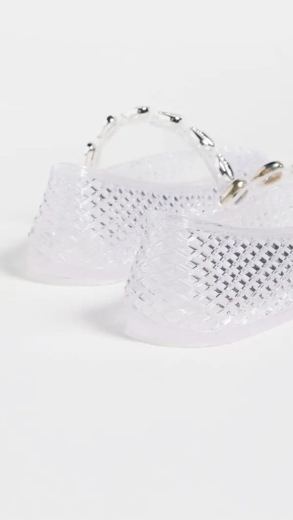 ANCIENT GREEK SANDALS Iro Jelly Flats - Clear