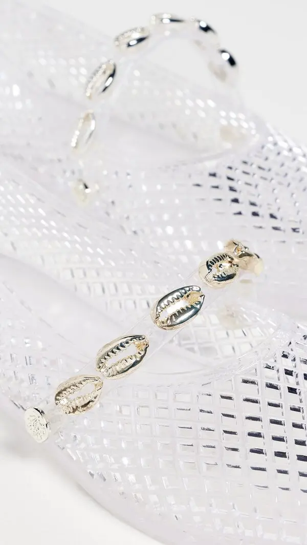 ANCIENT GREEK SANDALS Iro Jelly Flats - Clear