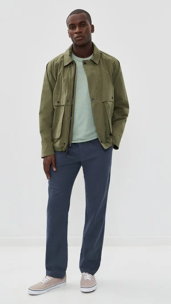 Marine Layer Saturday Hemp Chino Pants - Navy