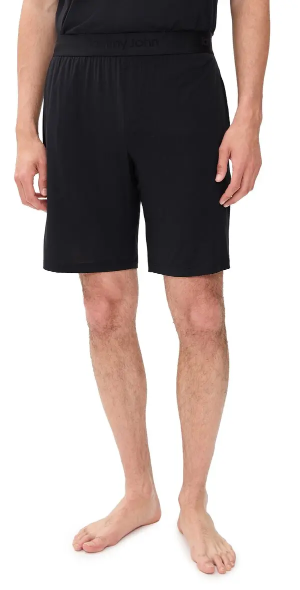 Tommy John Second Skin Sleep Shorts - Black