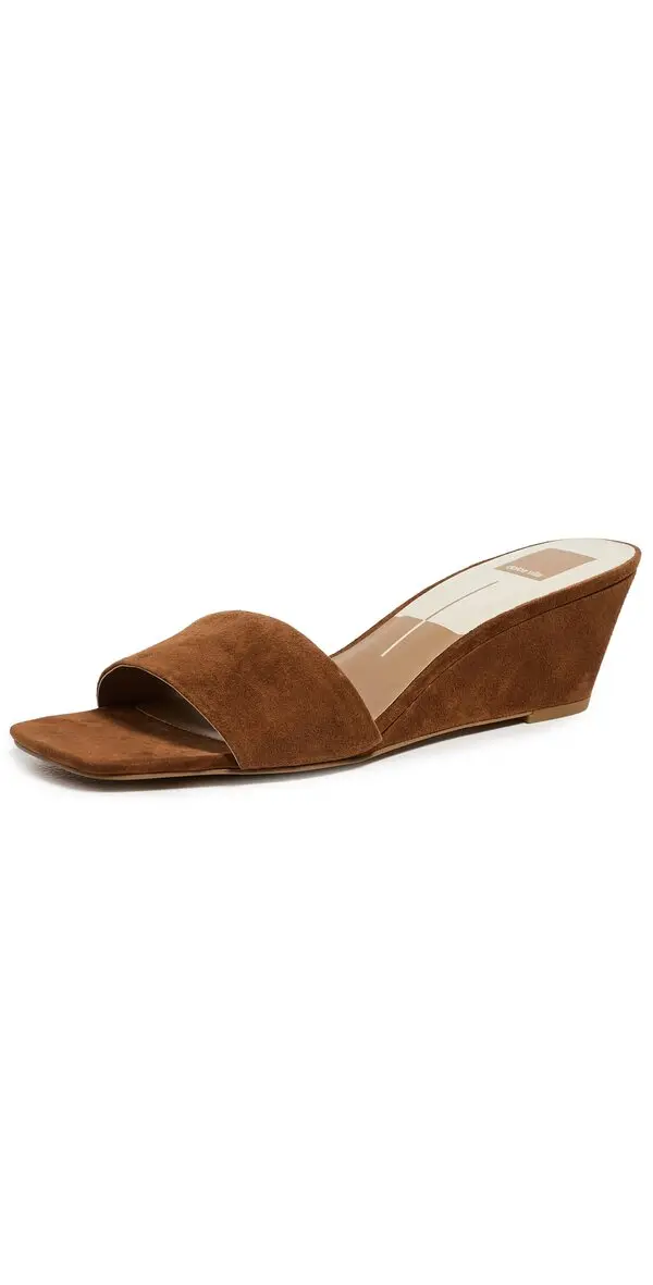 Dolce Vita Wedge Sandals - Brown