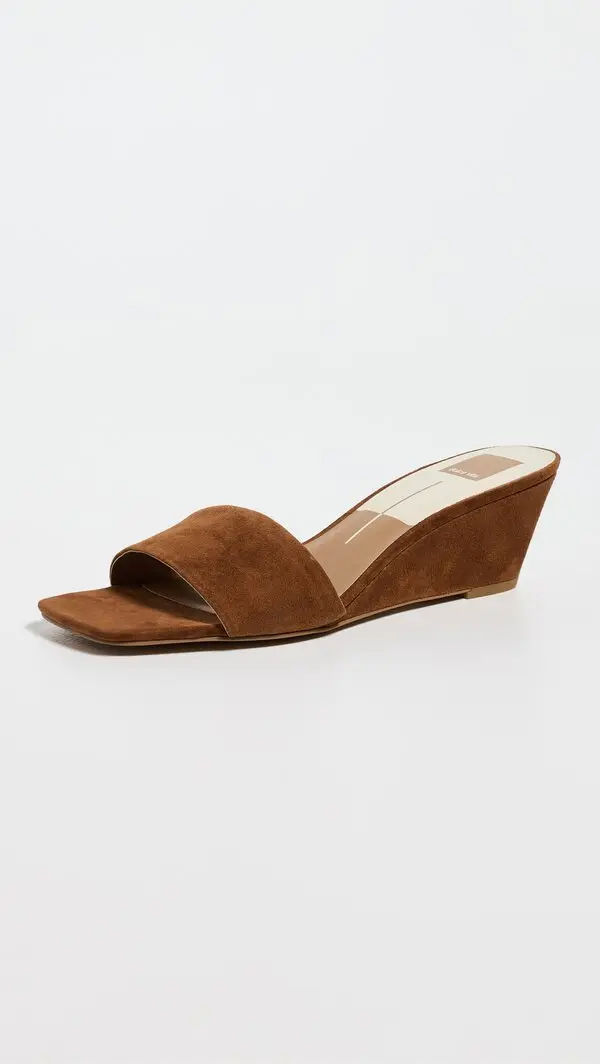 Dolce Vita Wedge Sandals - Brown