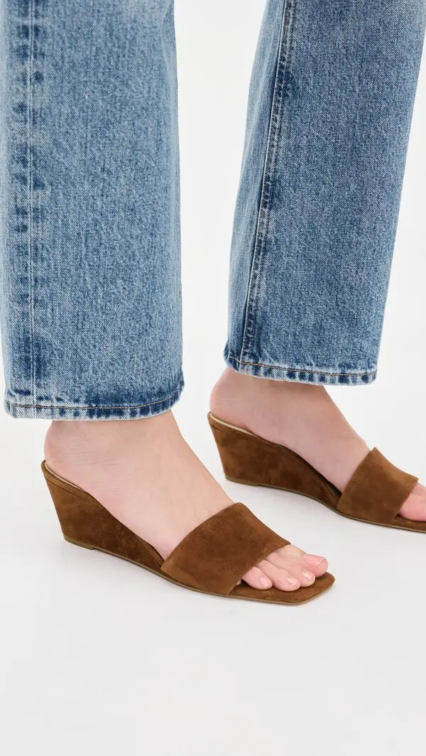 Dolce Vita Wedge Sandals - Brown